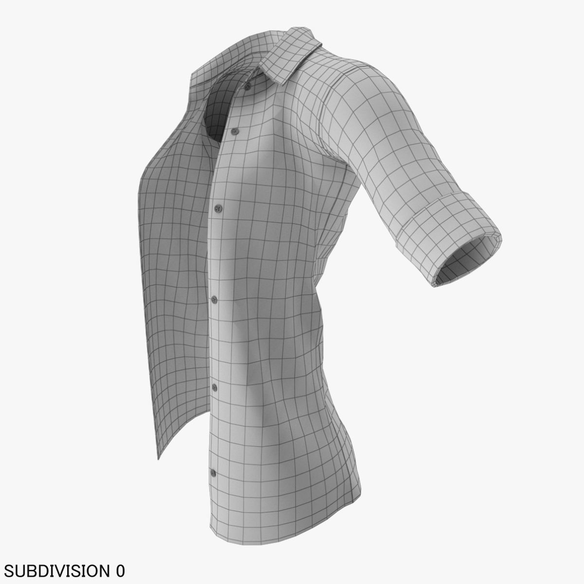 Cloth set plaid shirt 3D model | CGTrader