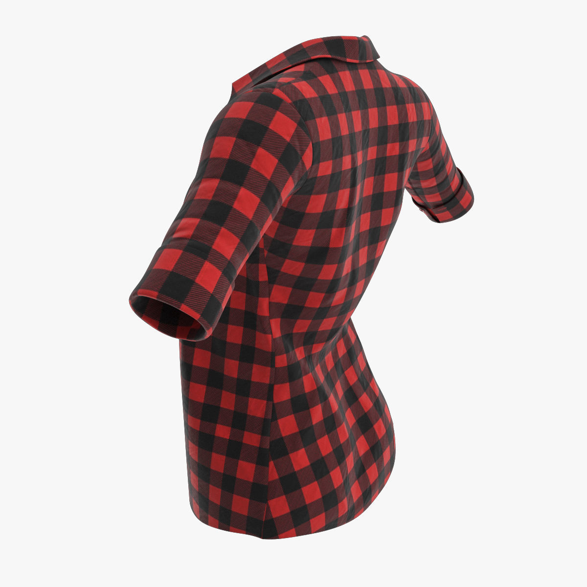 Cloth set plaid shirt 3D model | CGTrader