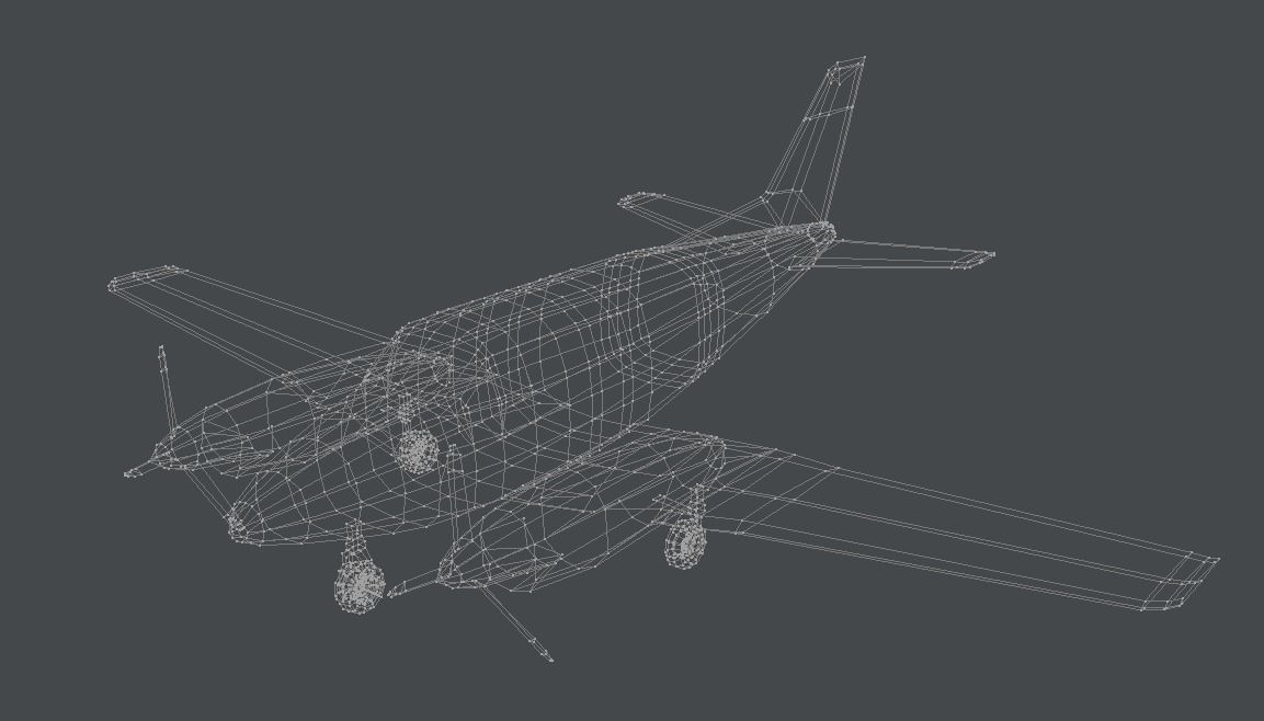 3D model Prop Plane 1 VR / AR / low-poly | CGTrader