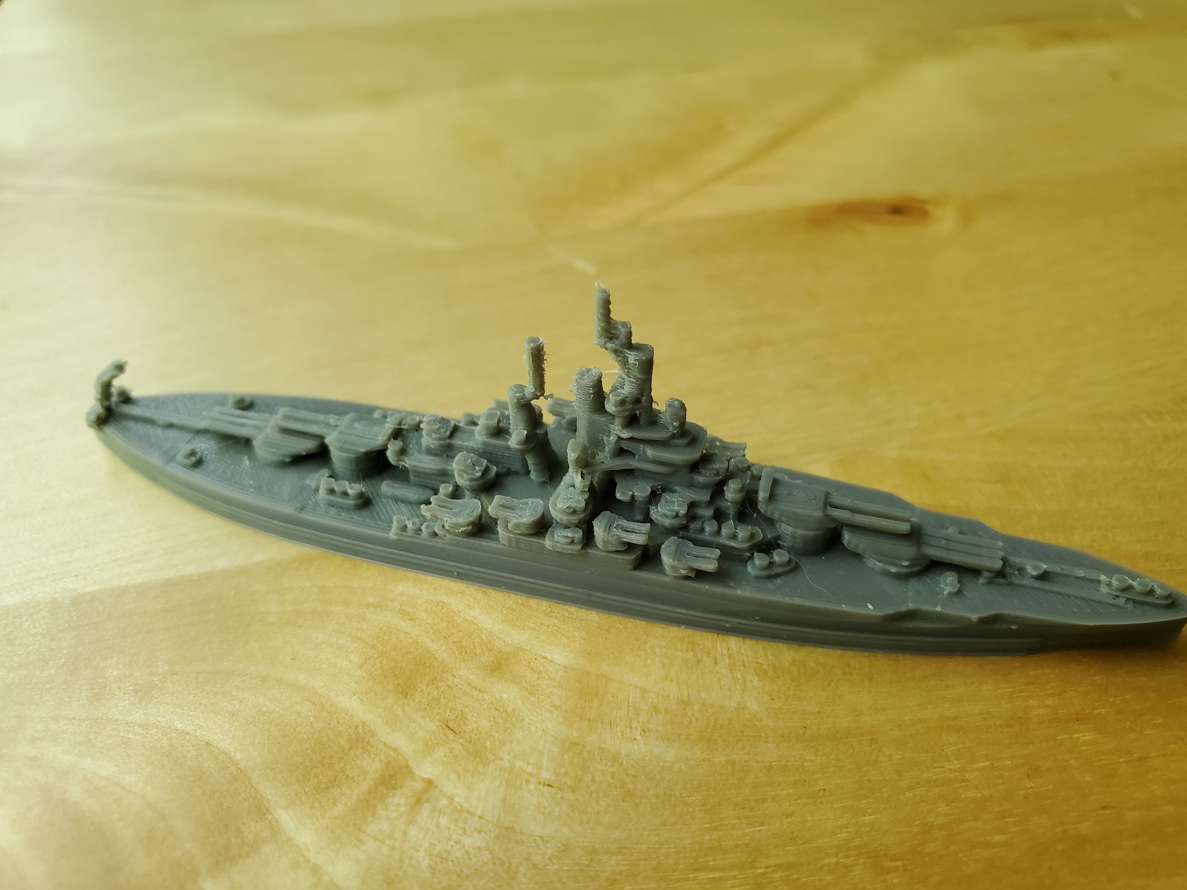 US Nevada Class Battleship 3D model 3D printable | CGTrader