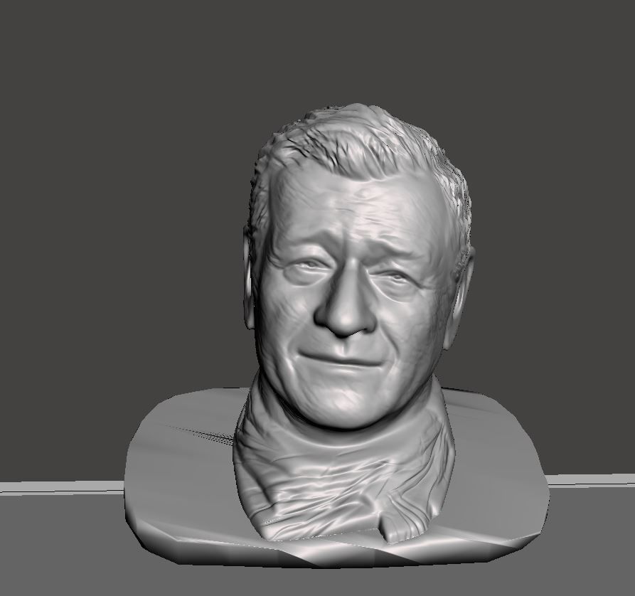 The Duke John Wayne 3D model 3D printable | CGTrader