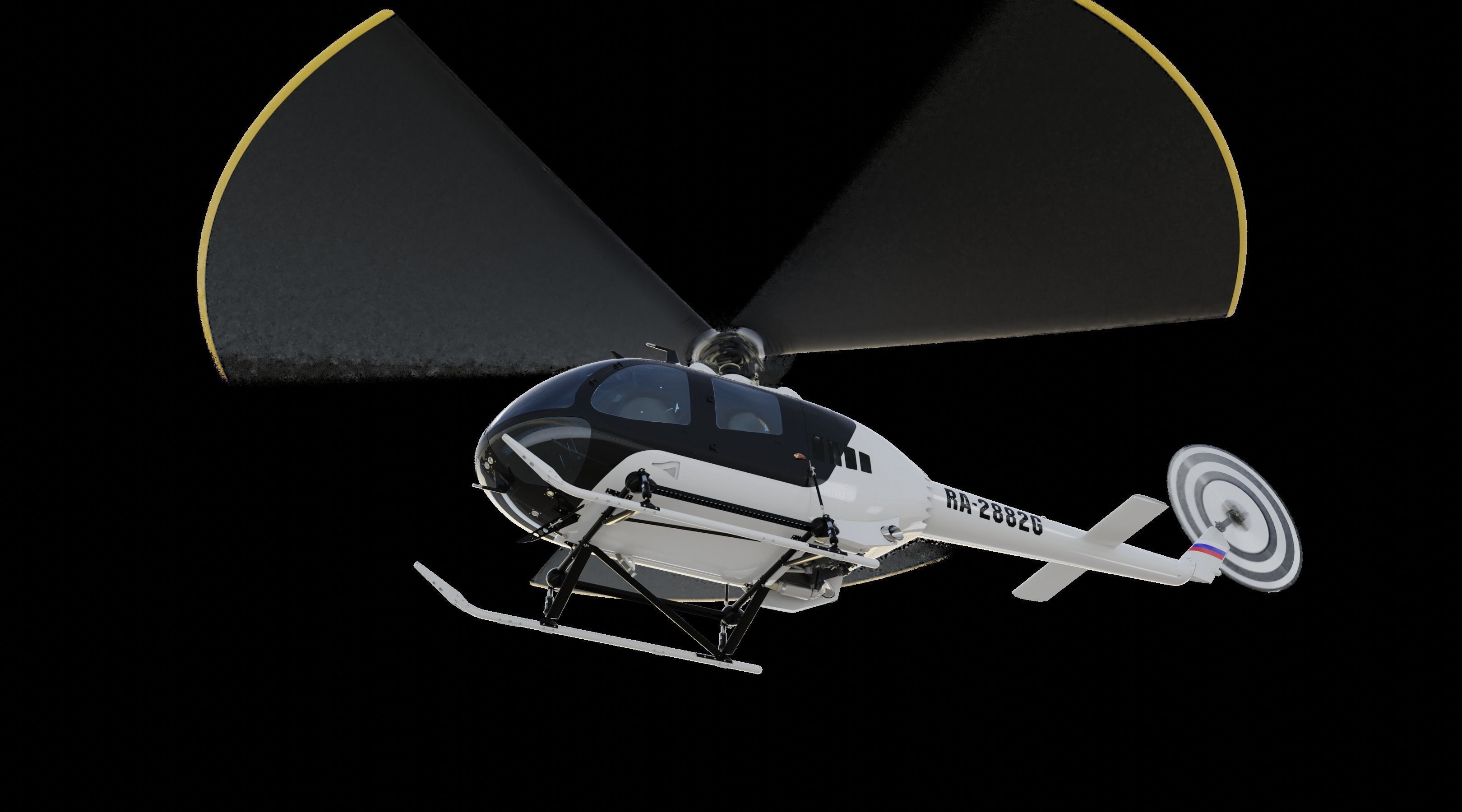 High quality and fully detailed Helicopter in 4 variations 3D model ...