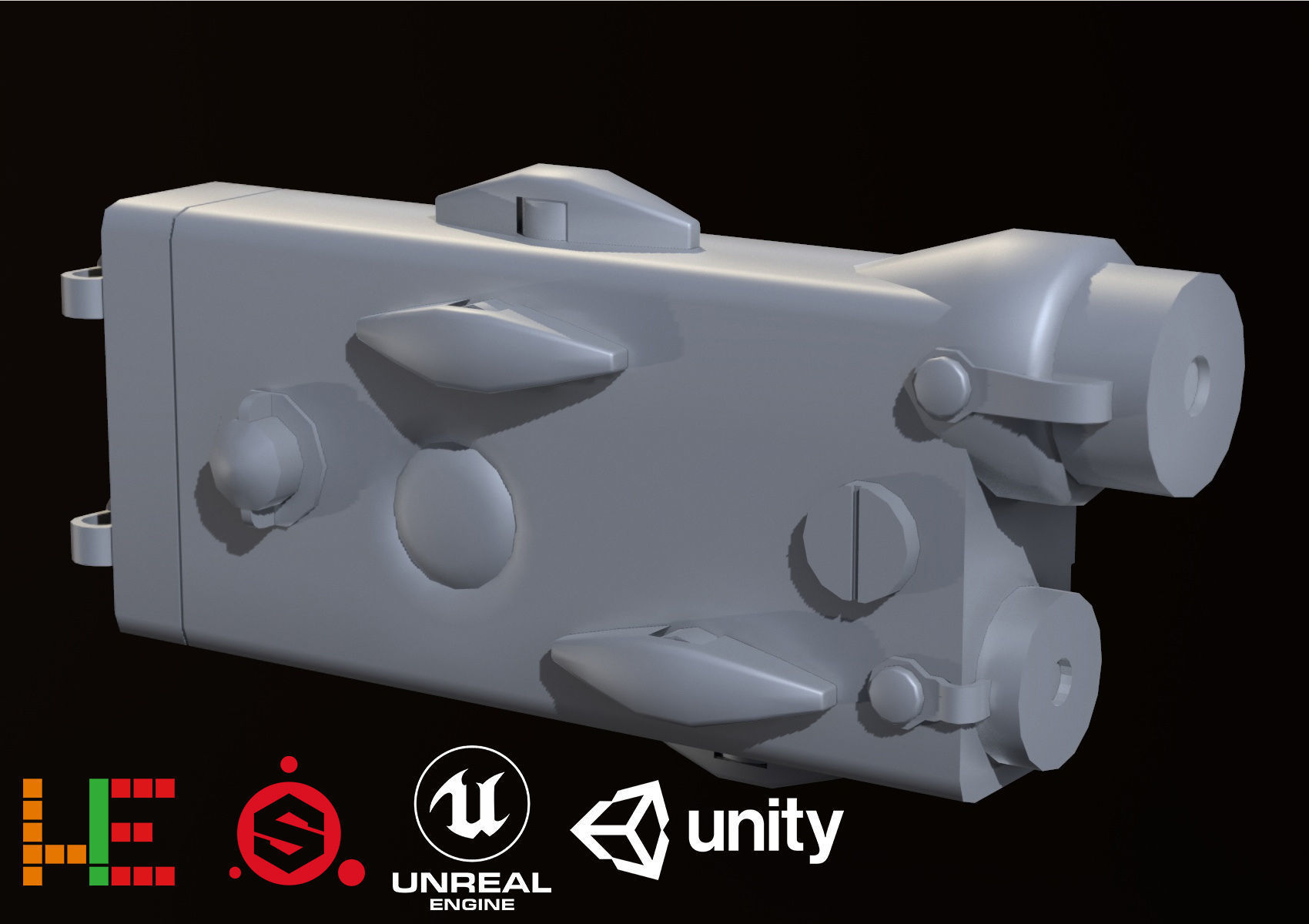 3D model HIE Game Ready TPIAL D180521 VR / AR / low-poly | CGTrader