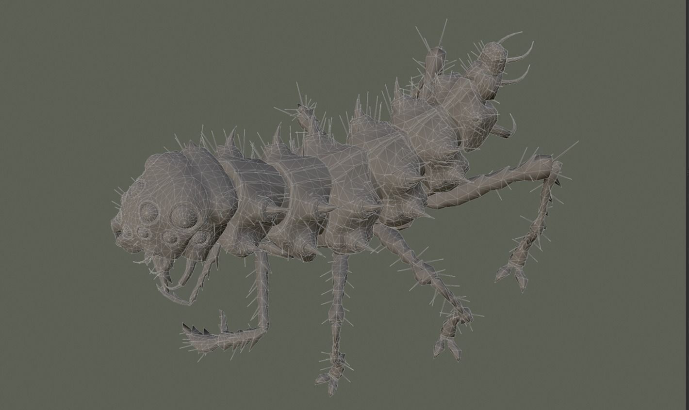 3D model Insect monster VR / AR / low-poly | CGTrader