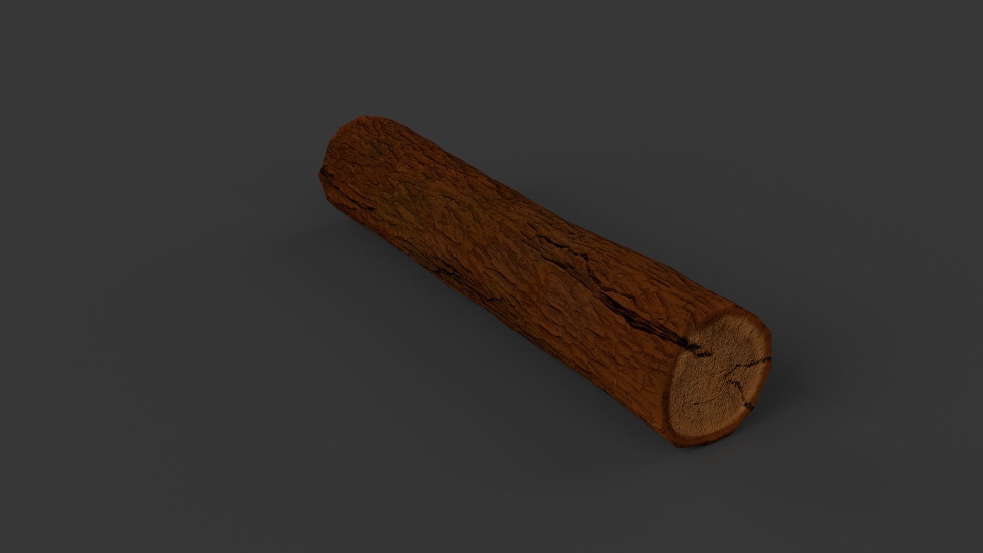 3D model Wood Log Low Poly VR / AR / low-poly | CGTrader