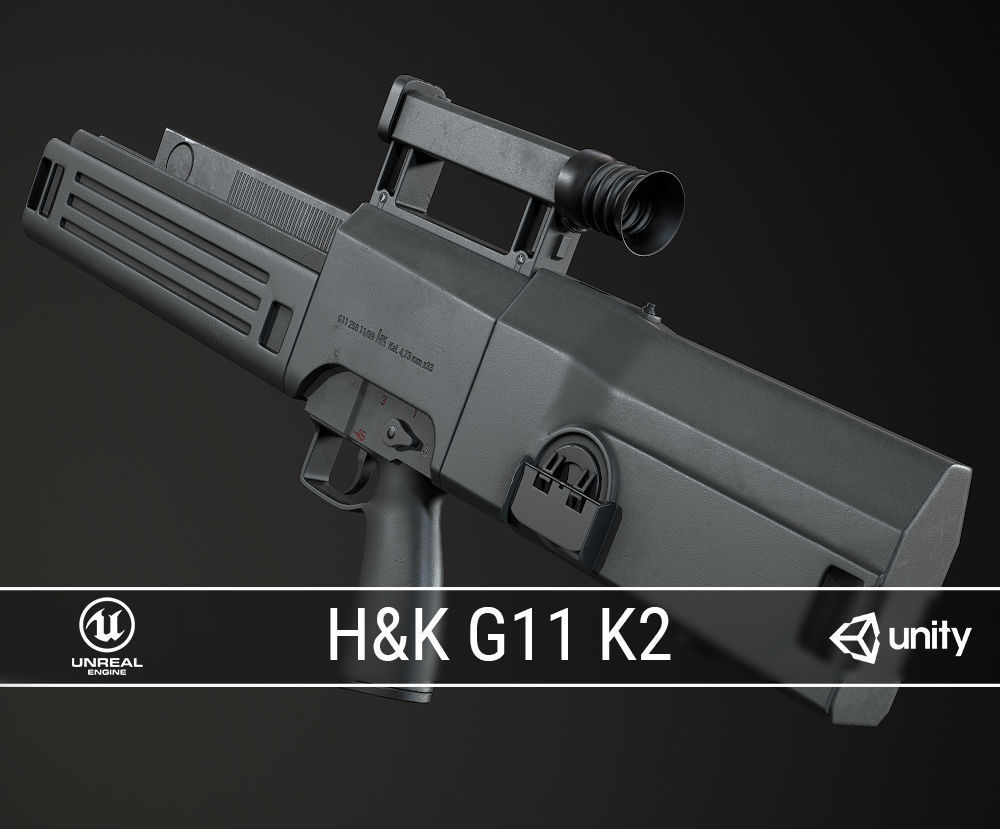 3D model PBR G11 K2 Prototype VR / AR / low-poly | CGTrader