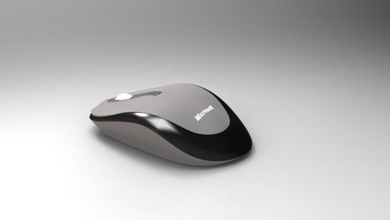 microsoft wireless mouse free 3D model | CGTrader