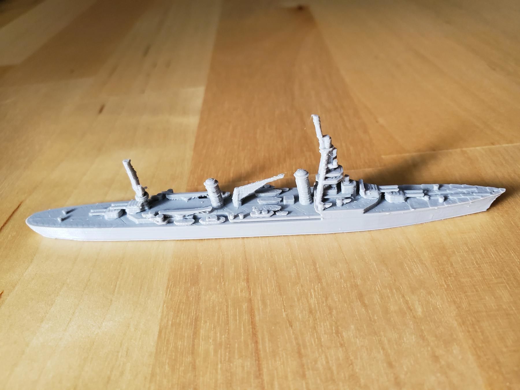 French Suffren Class Cruiser Warship 3D model 3D printable | CGTrader