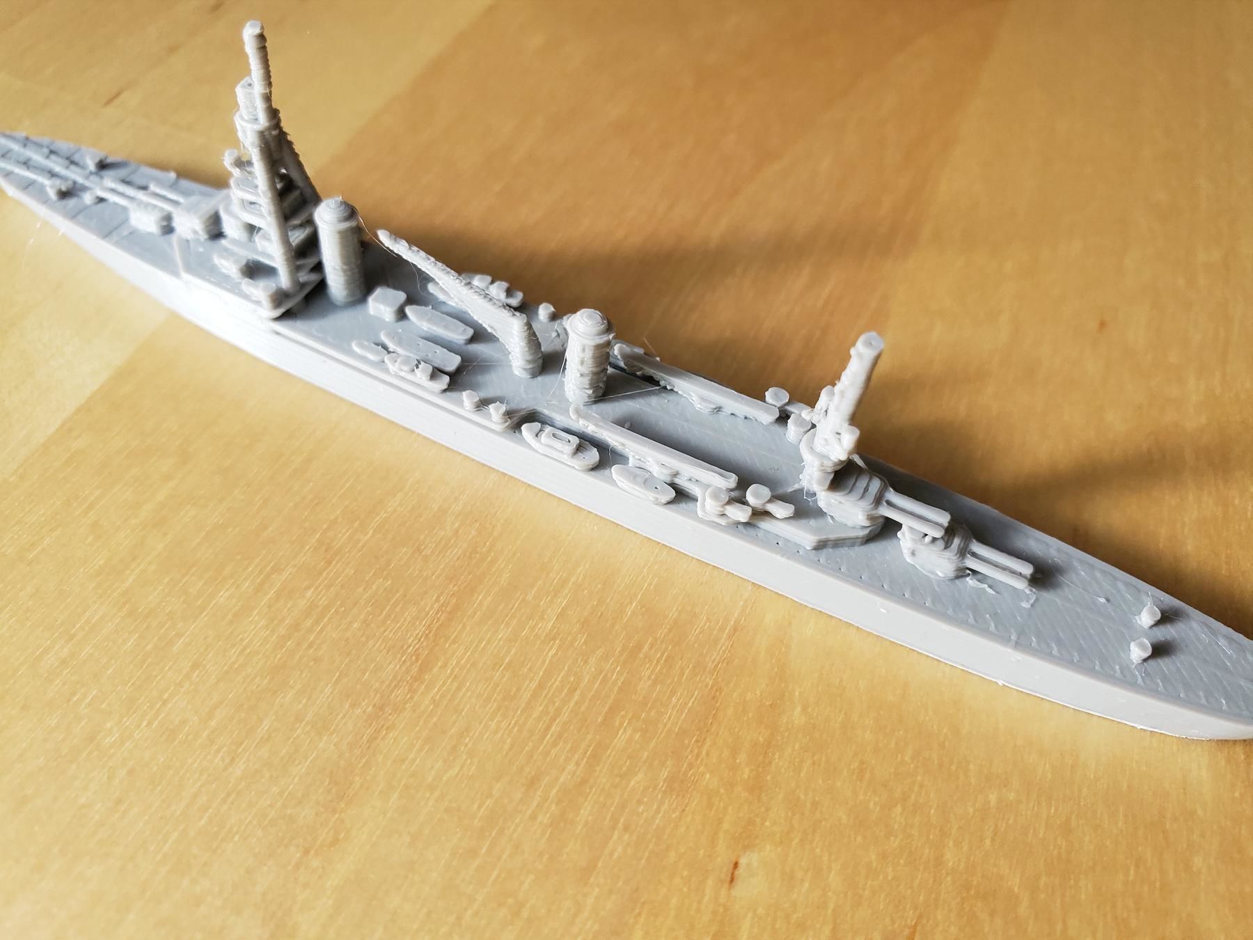 French Suffren Class Cruiser Warship 3D model 3D printable | CGTrader
