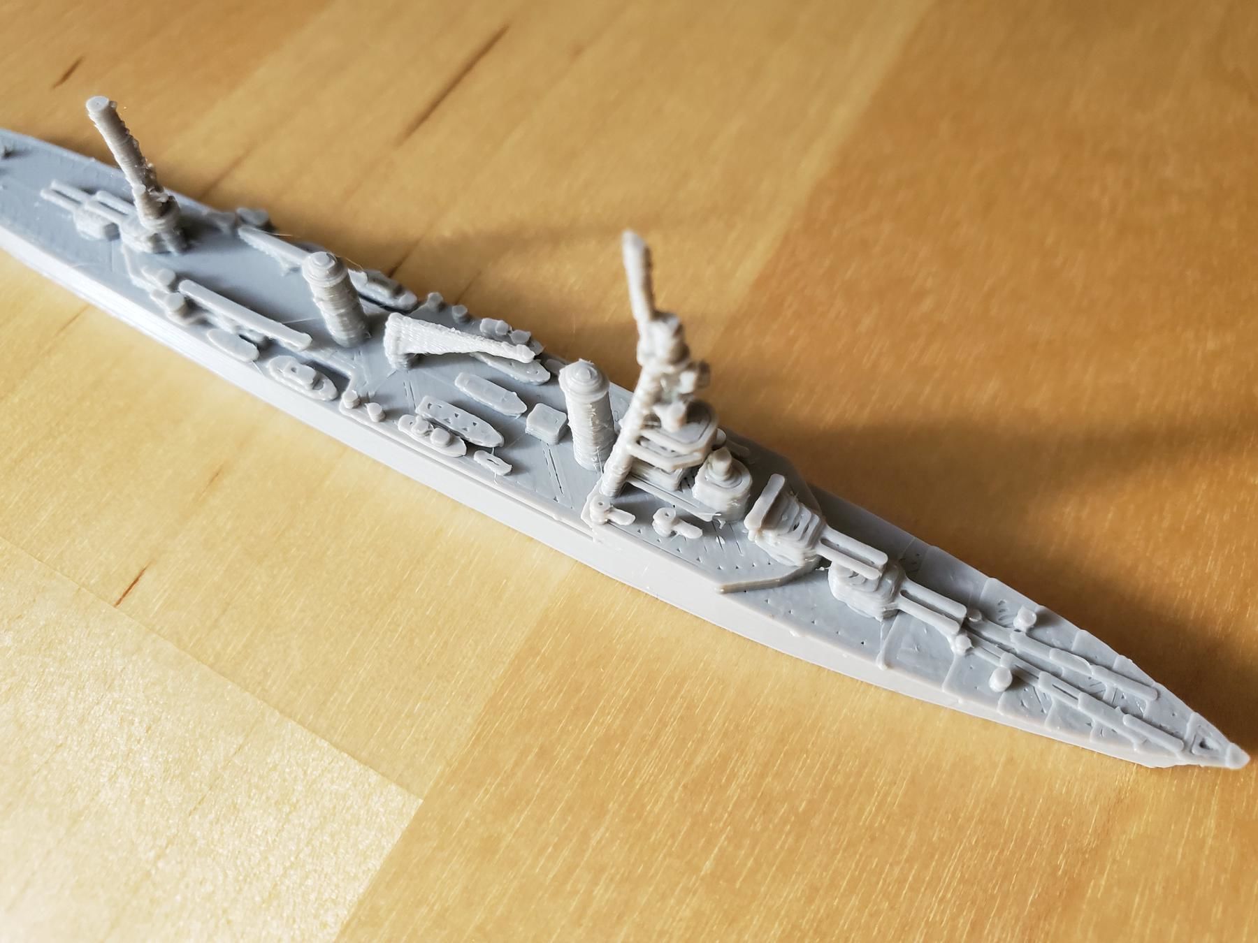 French Suffren Class Cruiser Warship 3D model 3D printable | CGTrader