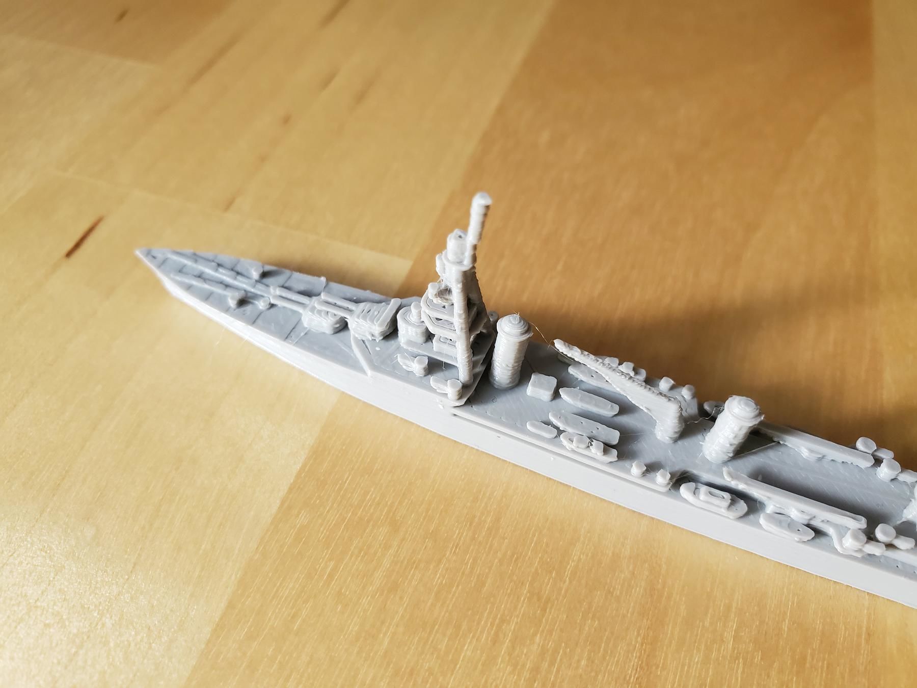 French Suffren Class Cruiser Warship 3D model 3D printable | CGTrader