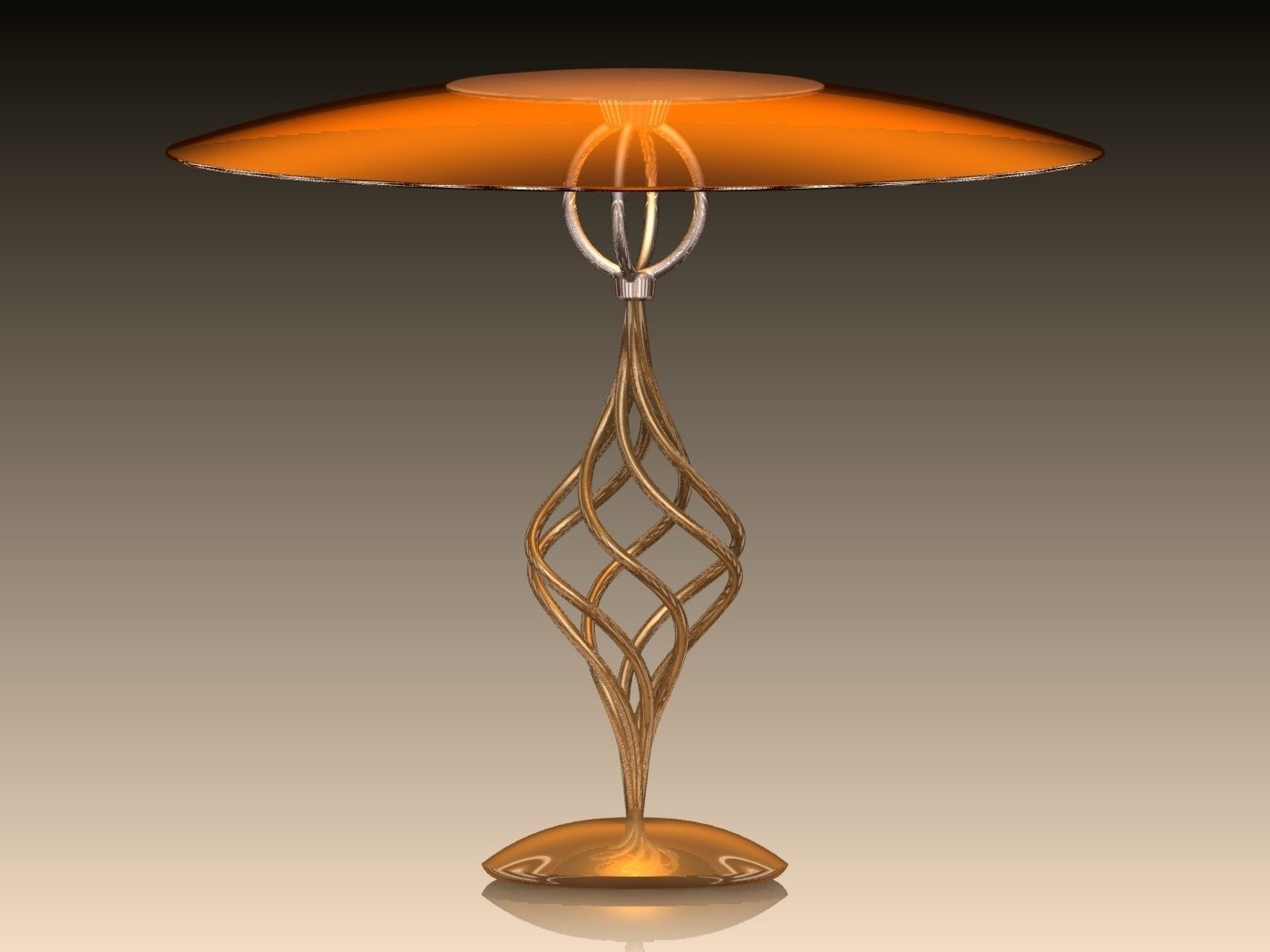 Spiral Lamp free 3D model | CGTrader