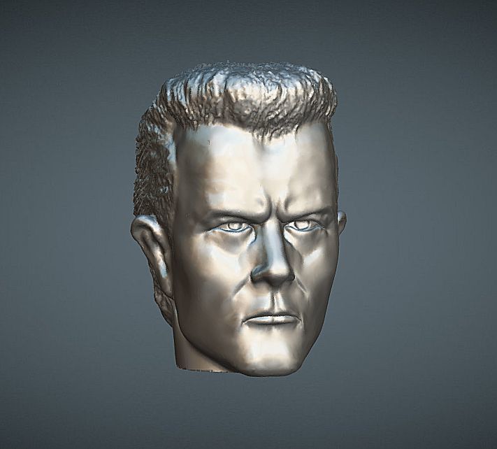 Terminator T1000 inspirited figure Head 3D model 3D printable | CGTrader