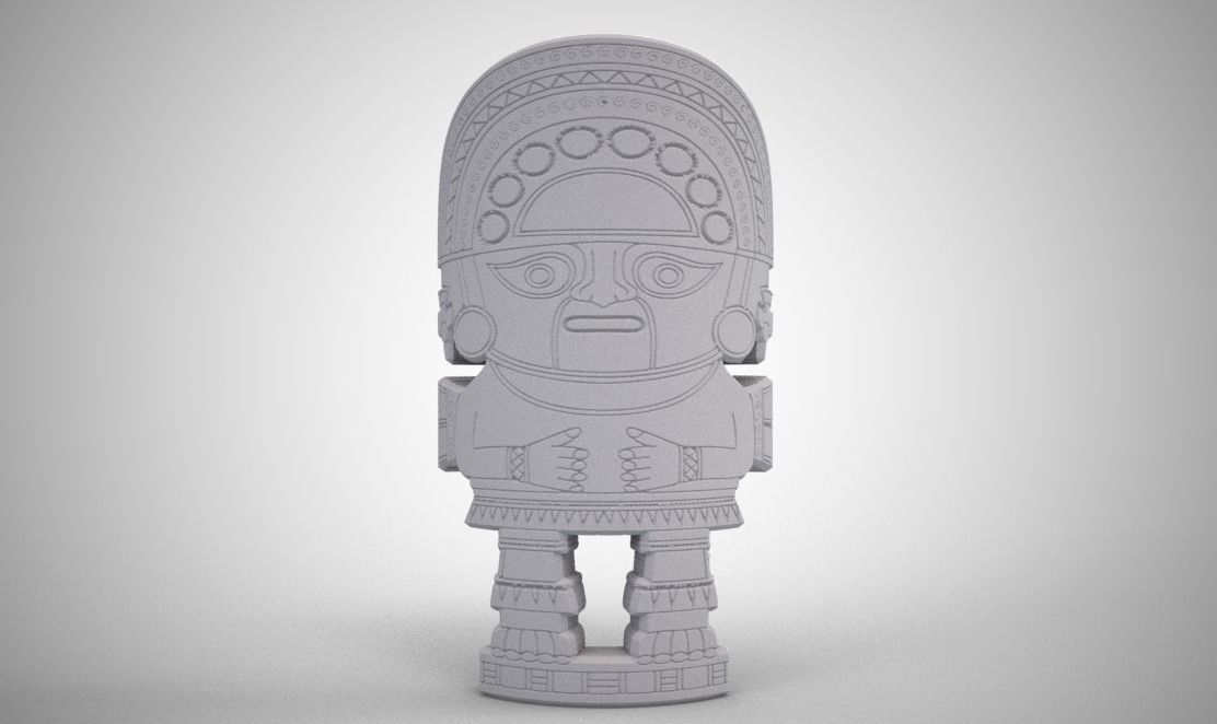 Inca God 3D model 3D printable | CGTrader