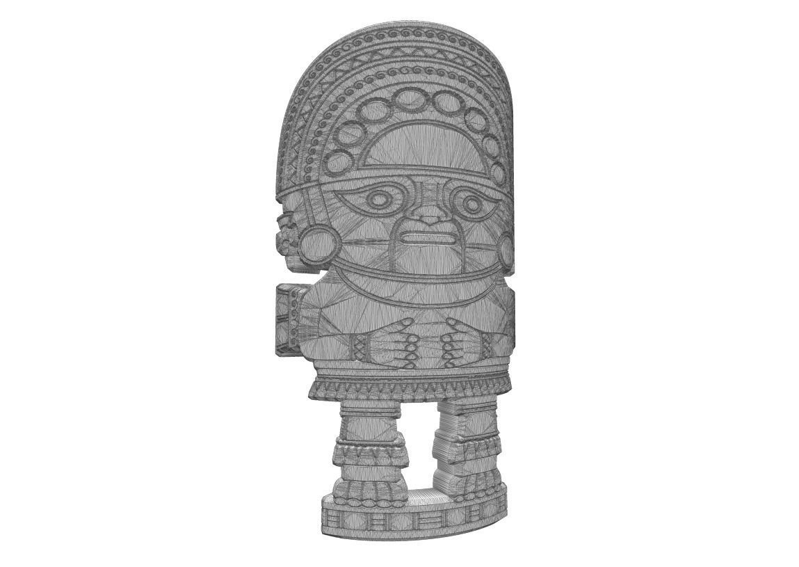 Inca God 3D model 3D printable | CGTrader