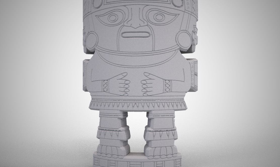 Inca God 3D model 3D printable | CGTrader
