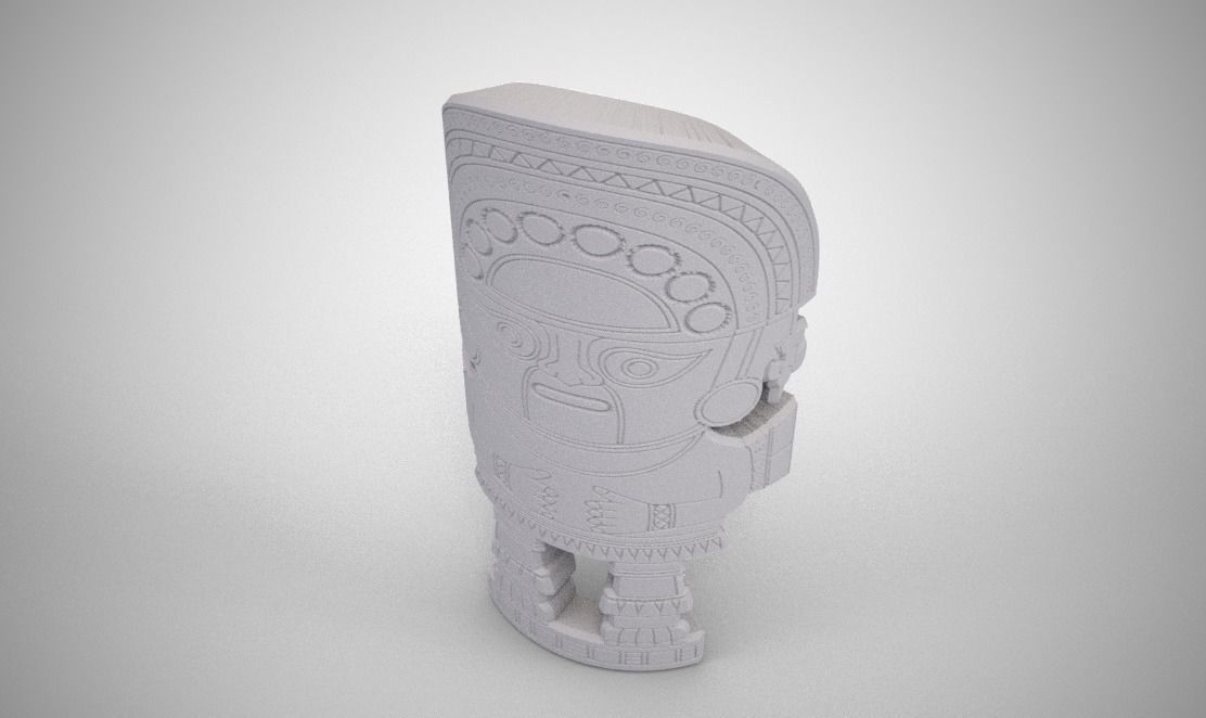 Inca God 3D model 3D printable | CGTrader