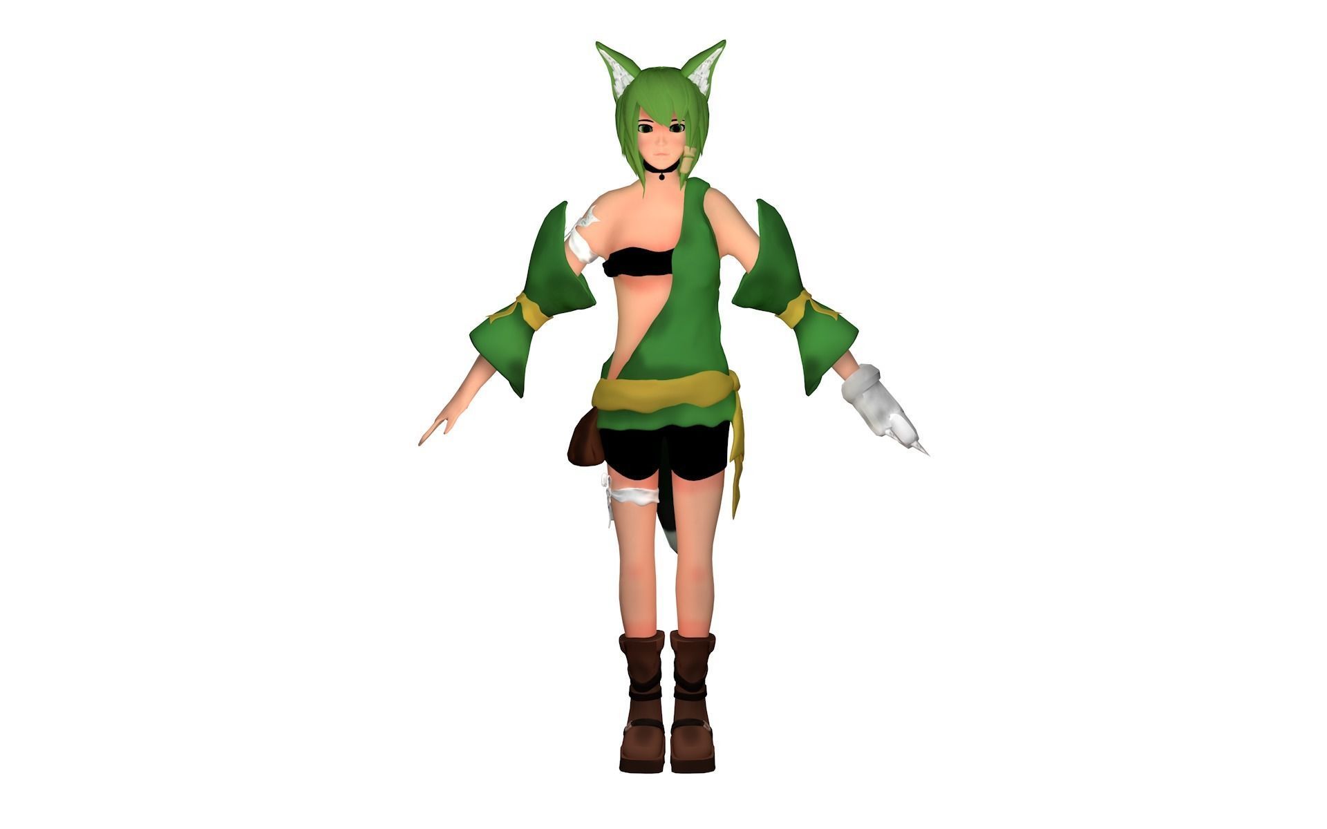 3D model Character model for video-game VR / AR / low-poly | CGTrader