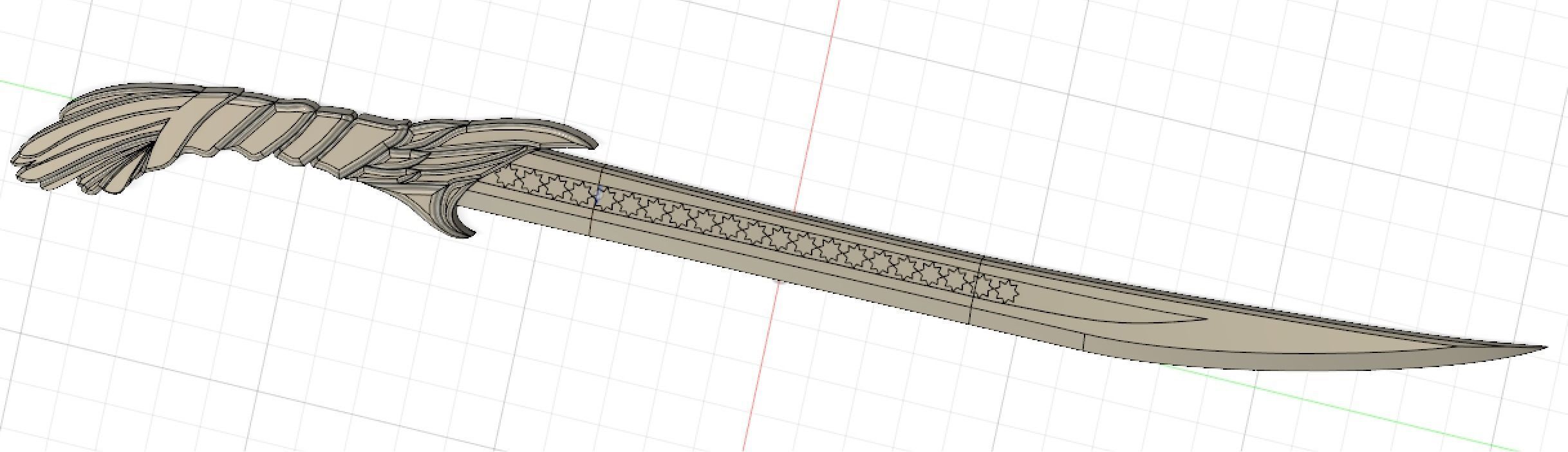 Altair Short Blade from Assassins Creed Replica Prop 3D model 3D ...