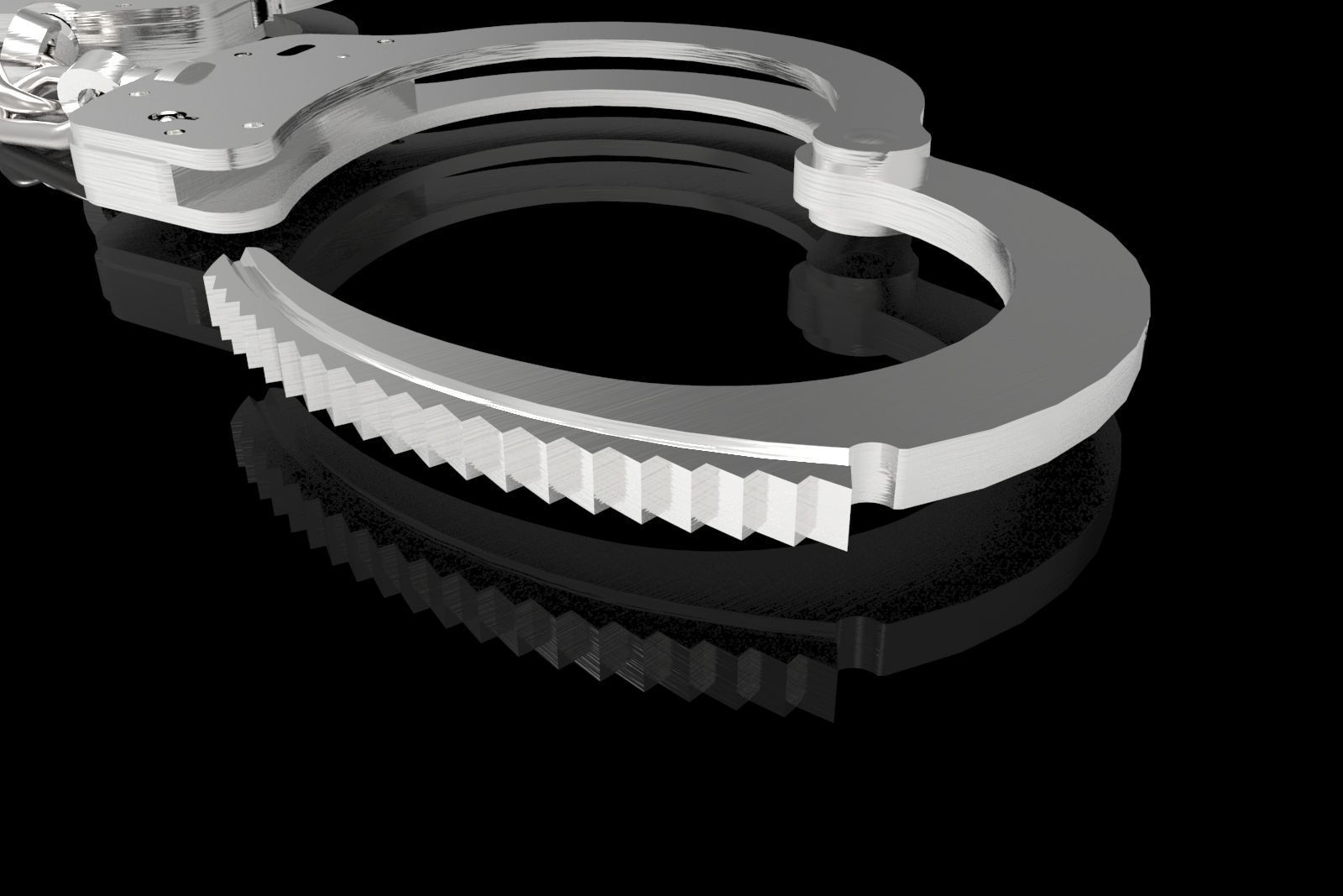 Handcuffs free 3D model | CGTrader