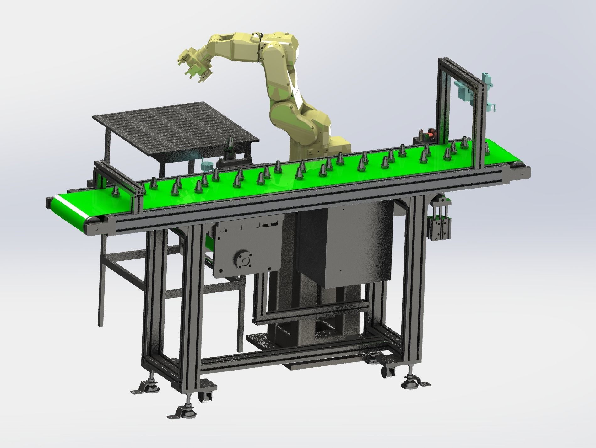 Automatic loading and unloading machine 3D model | CGTrader