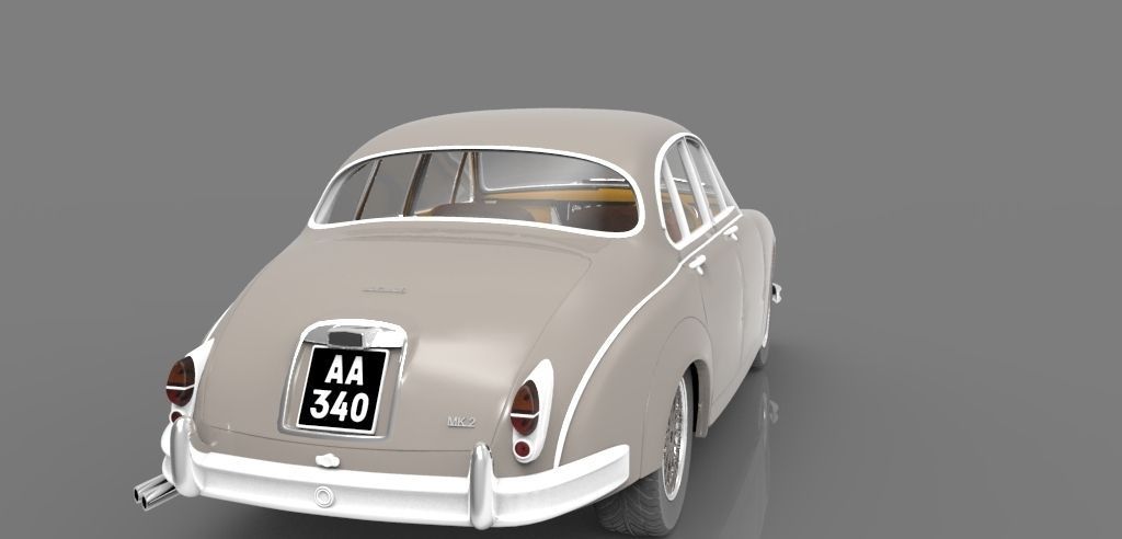 Jaguar Mark 2 New Version free 3D model | CGTrader
