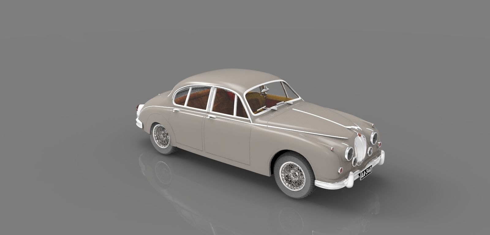 Jaguar Mark 2 New Version free 3D model | CGTrader