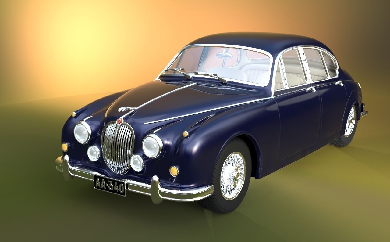 Jaguar Mark 2 New Version free 3D model | CGTrader