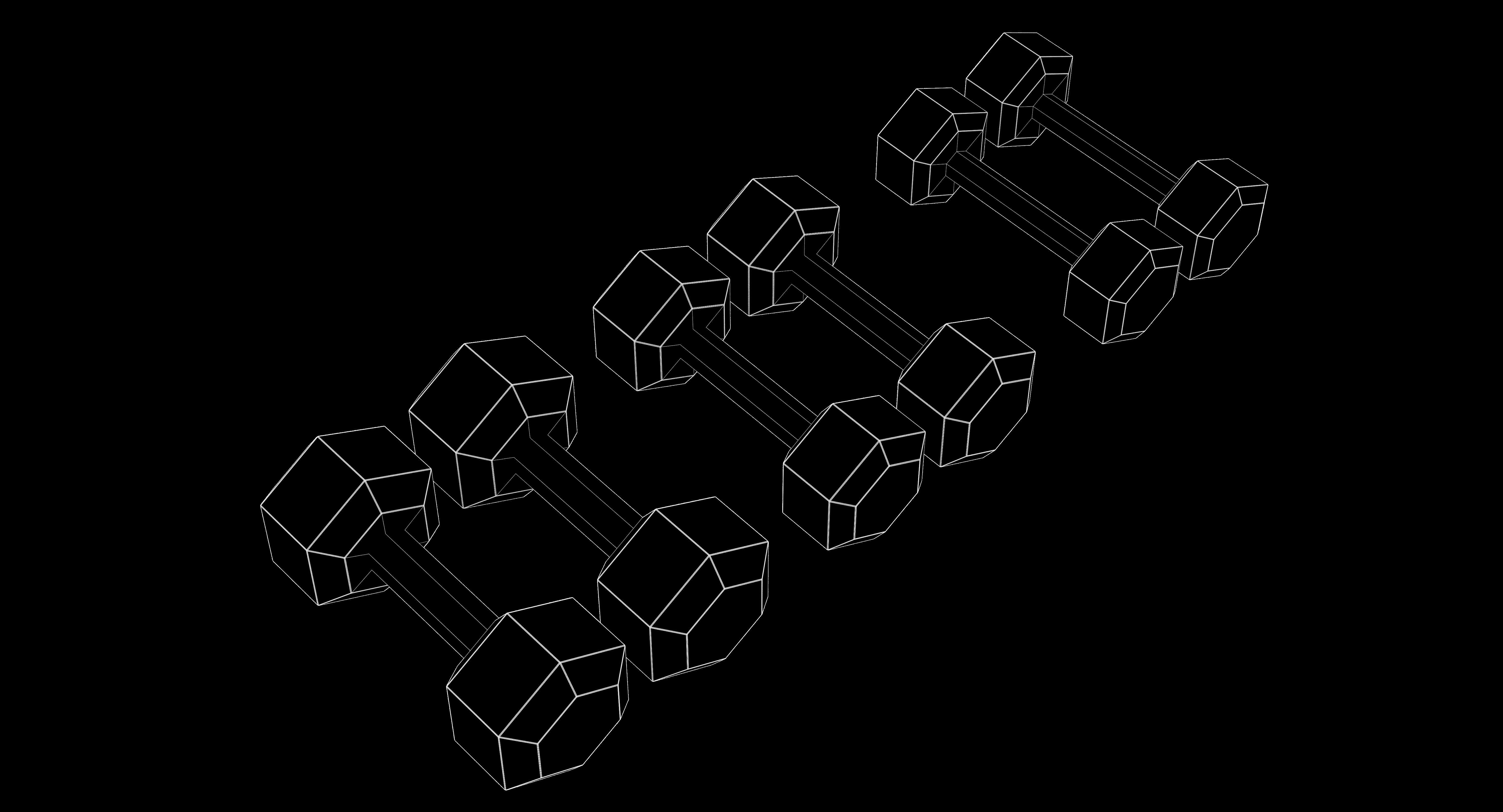 Gym Dumbbells - Low Poly 3D model | CGTrader