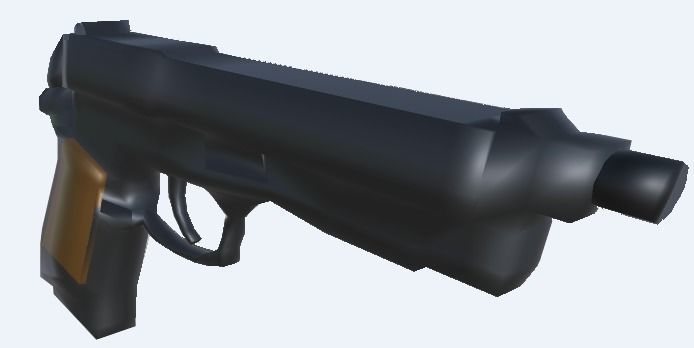 Gun Beretta 3D model 3D model | CGTrader