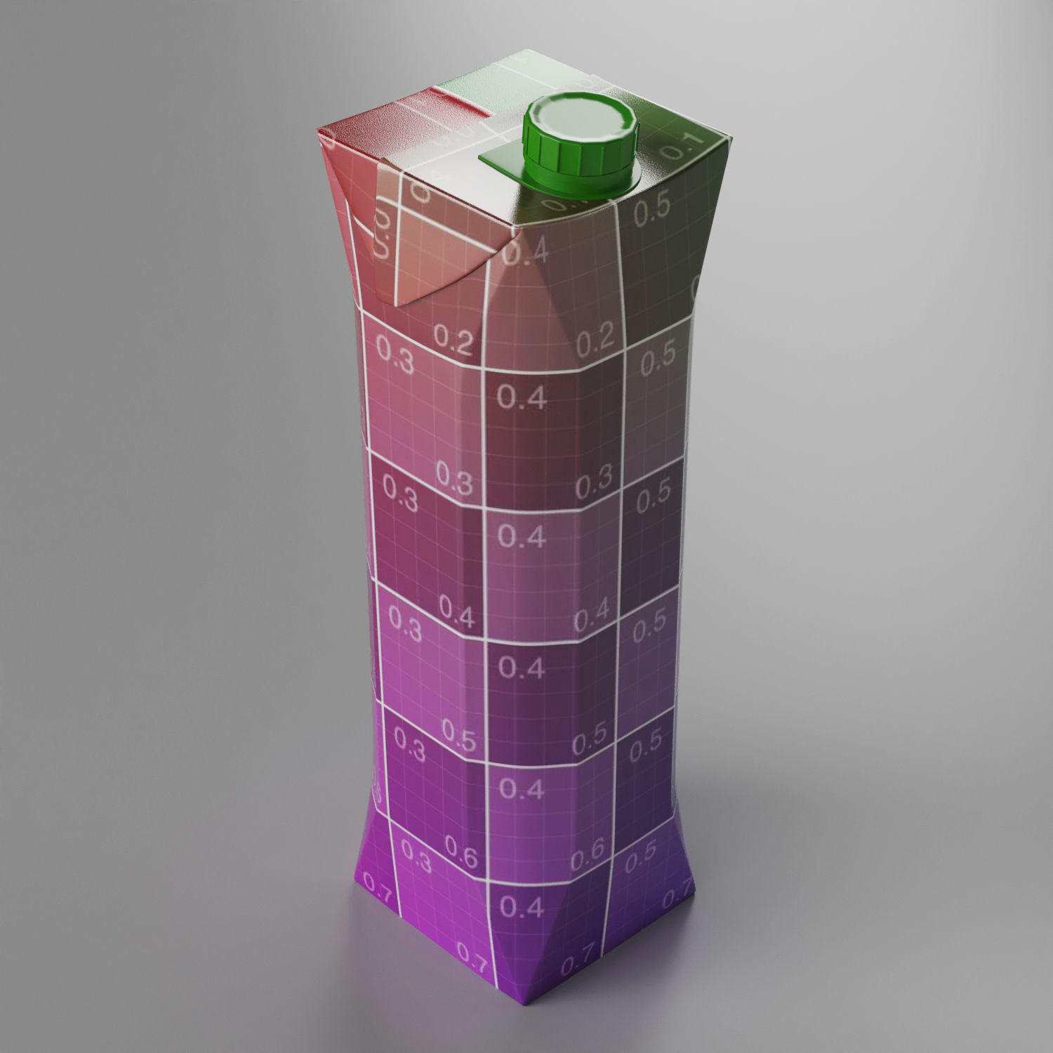 Tetra Juice Carton Box 3D model | CGTrader