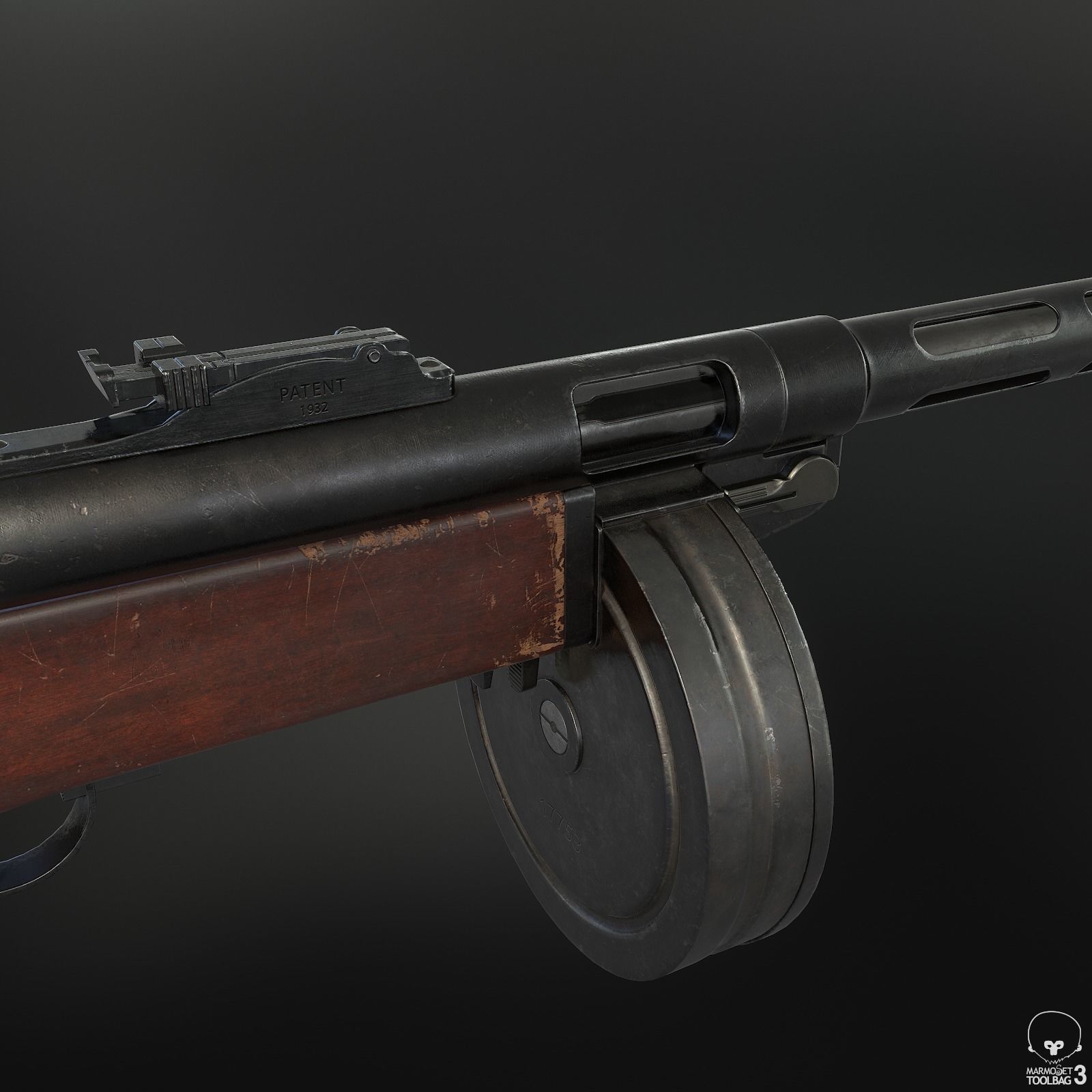 3D model KP31 Submachine Gun VR / AR / low-poly | CGTrader