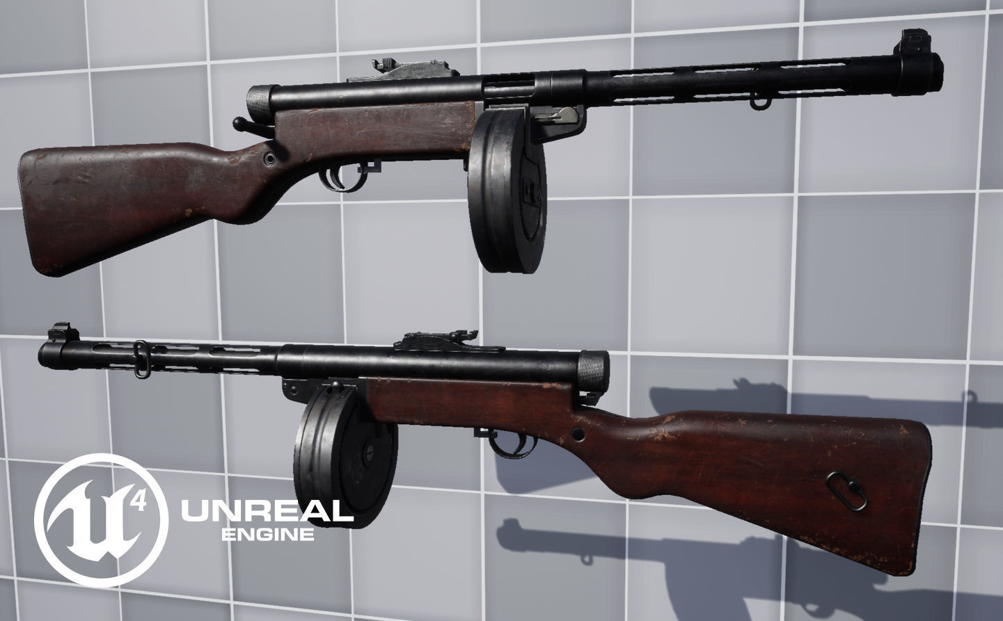 3D model KP31 Submachine Gun VR / AR / low-poly | CGTrader