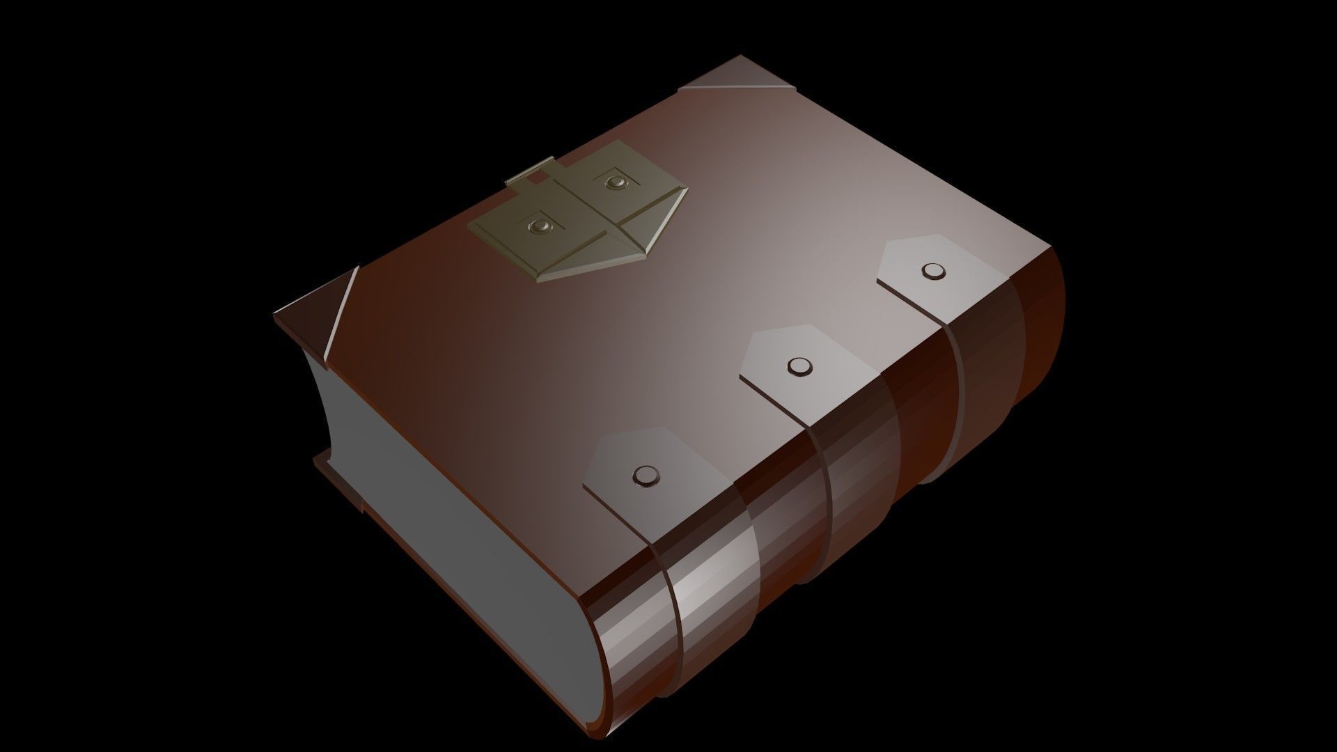 3D model Low poly book 3 VR / AR / low-poly | CGTrader