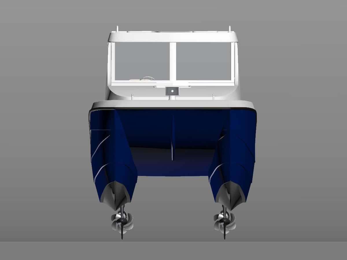 Boat Catamaran 3D model | CGTrader