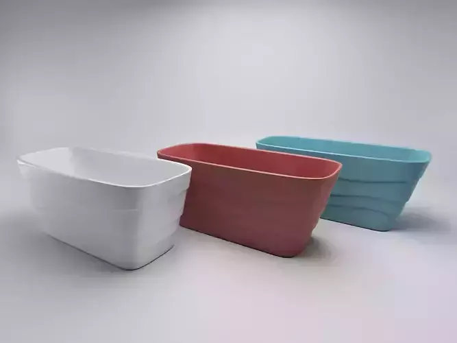 Modern bathroom tub 3D model | CGTrader