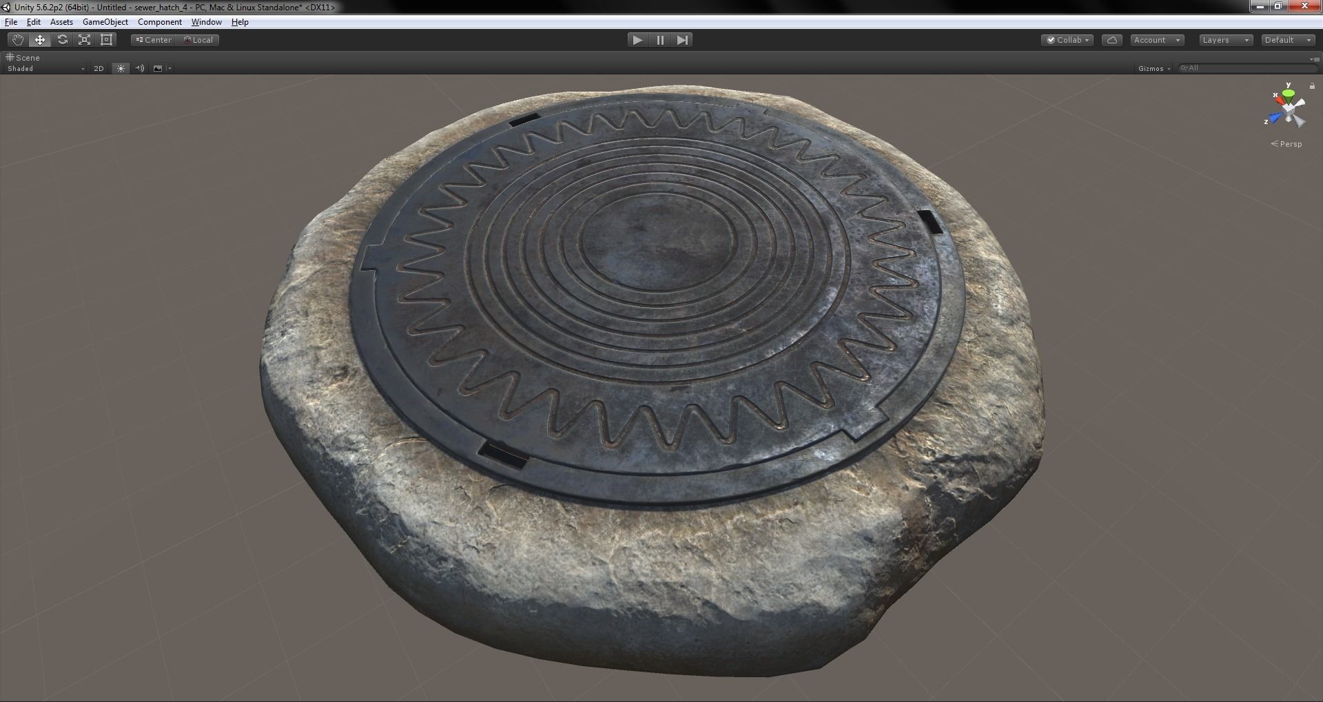 3D model Sewer Hatch v5 VR / AR / low-poly | CGTrader