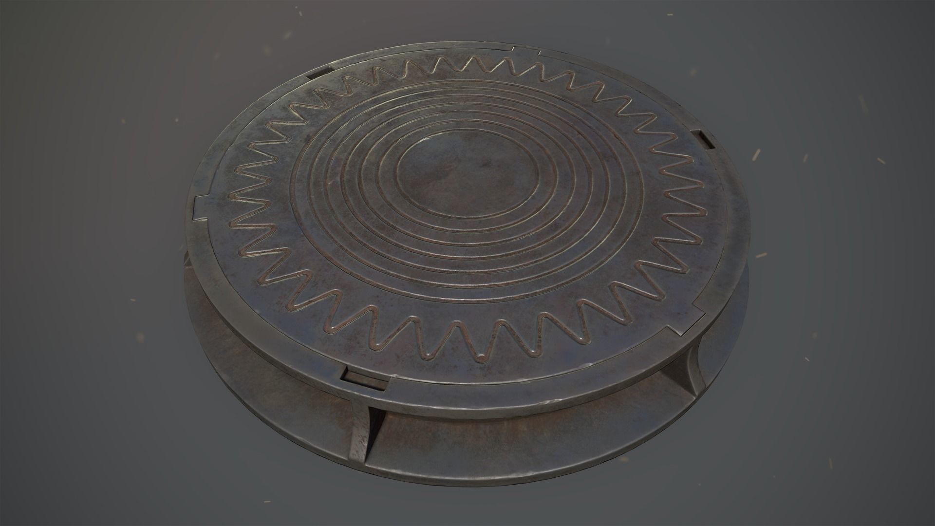 3D model Sewer Hatch v5 VR / AR / low-poly | CGTrader