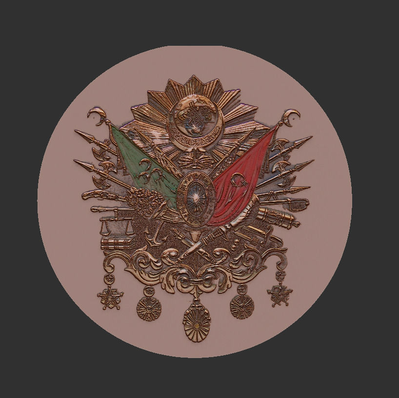 Ottoman Symbol 3D model | CGTrader