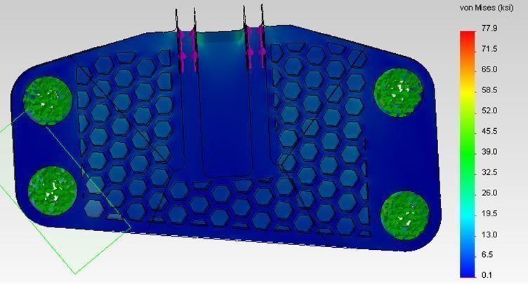GE Jet Engine Bracket free 3D model | CGTrader
