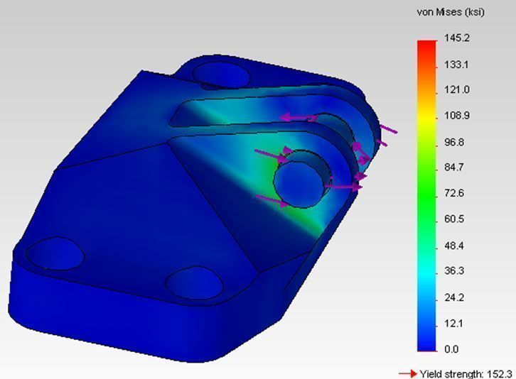 GE Jet Engine Bracket free 3D model | CGTrader