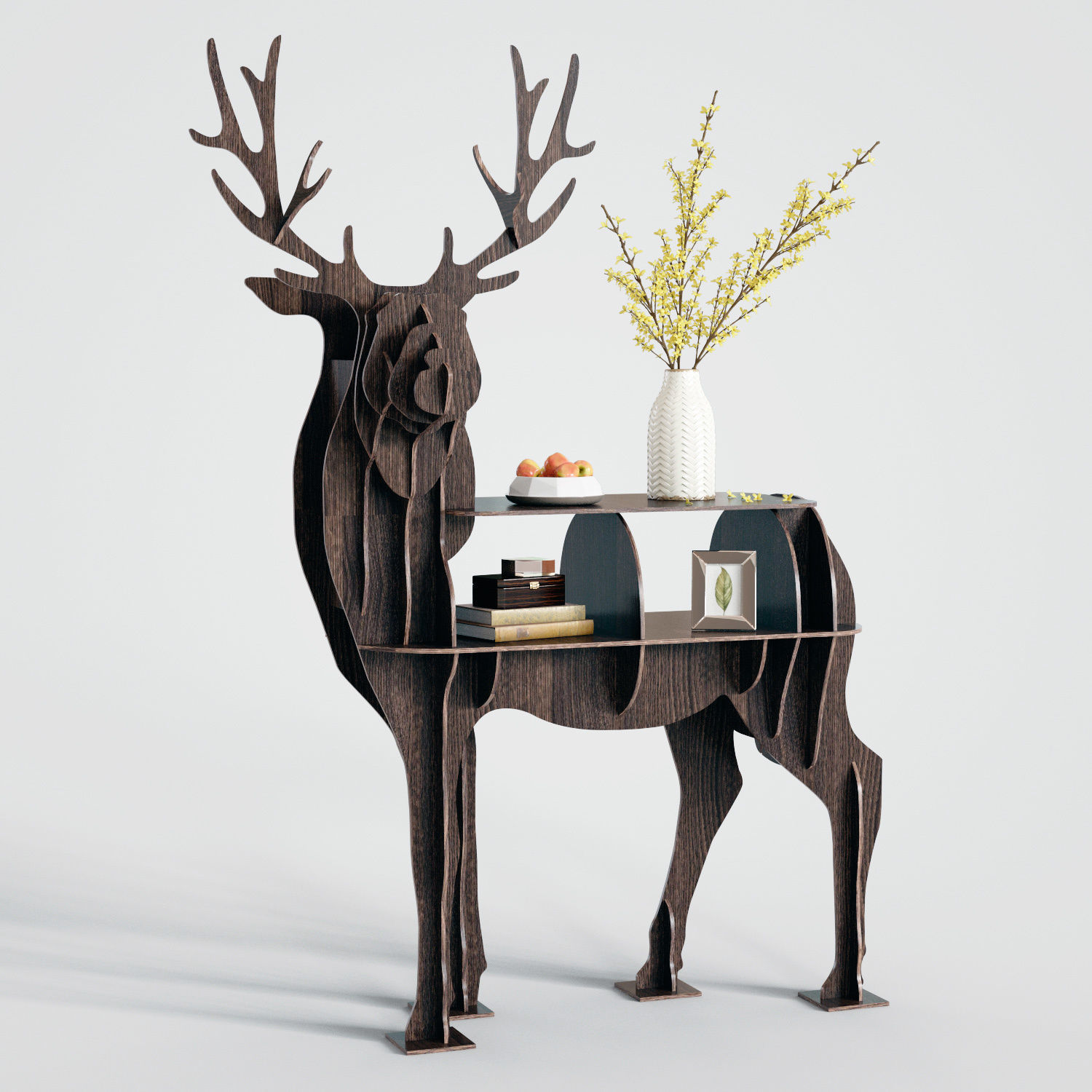 Deer table free 3D model | CGTrader