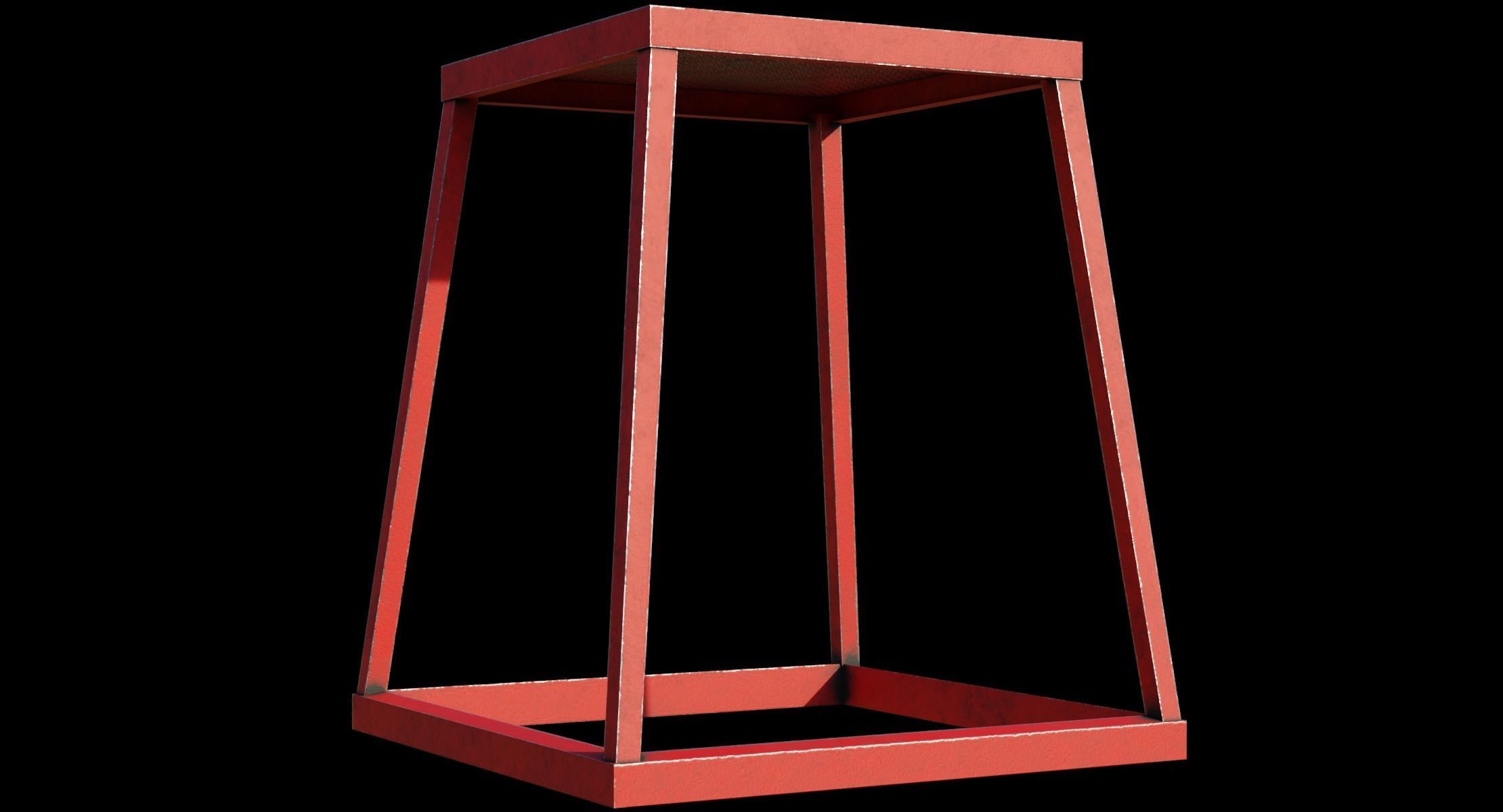 Gym Plyometric Stool - Low Poly 3D model | CGTrader