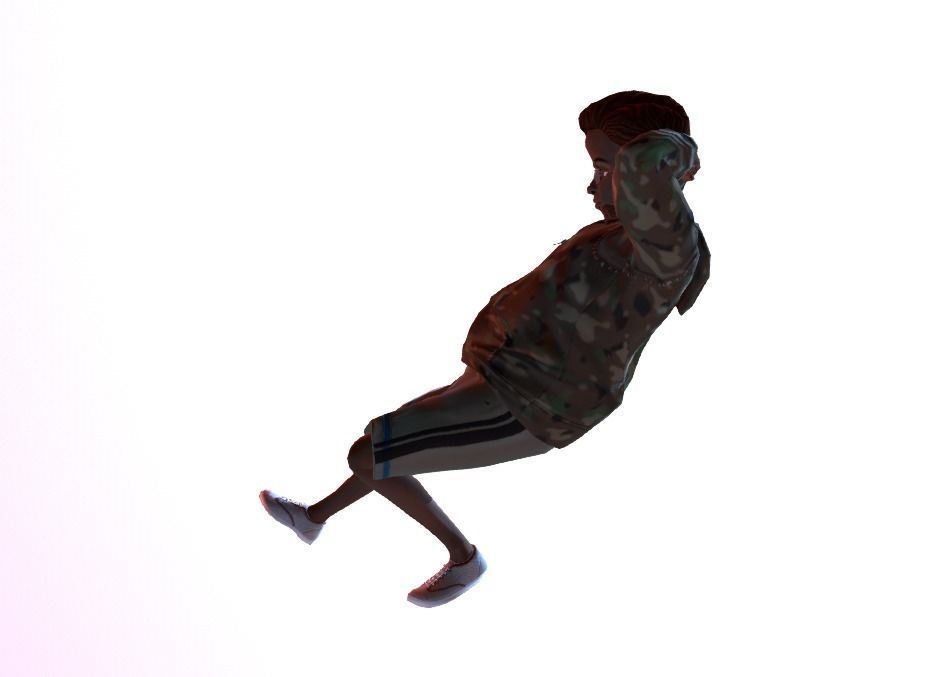 Garick Male Cartoon Citizen free 3D model | CGTrader