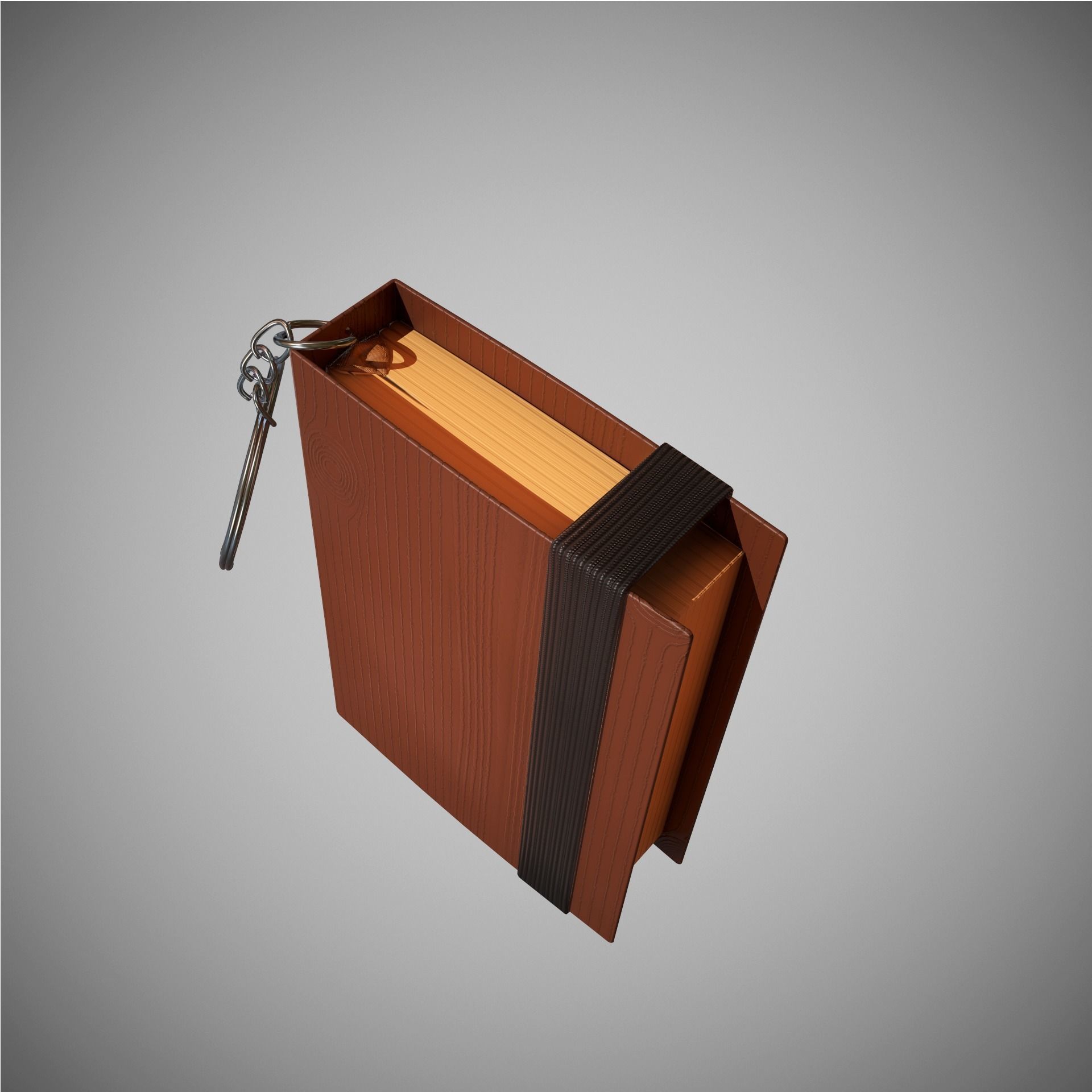 Little Book Keychain 3D model | CGTrader