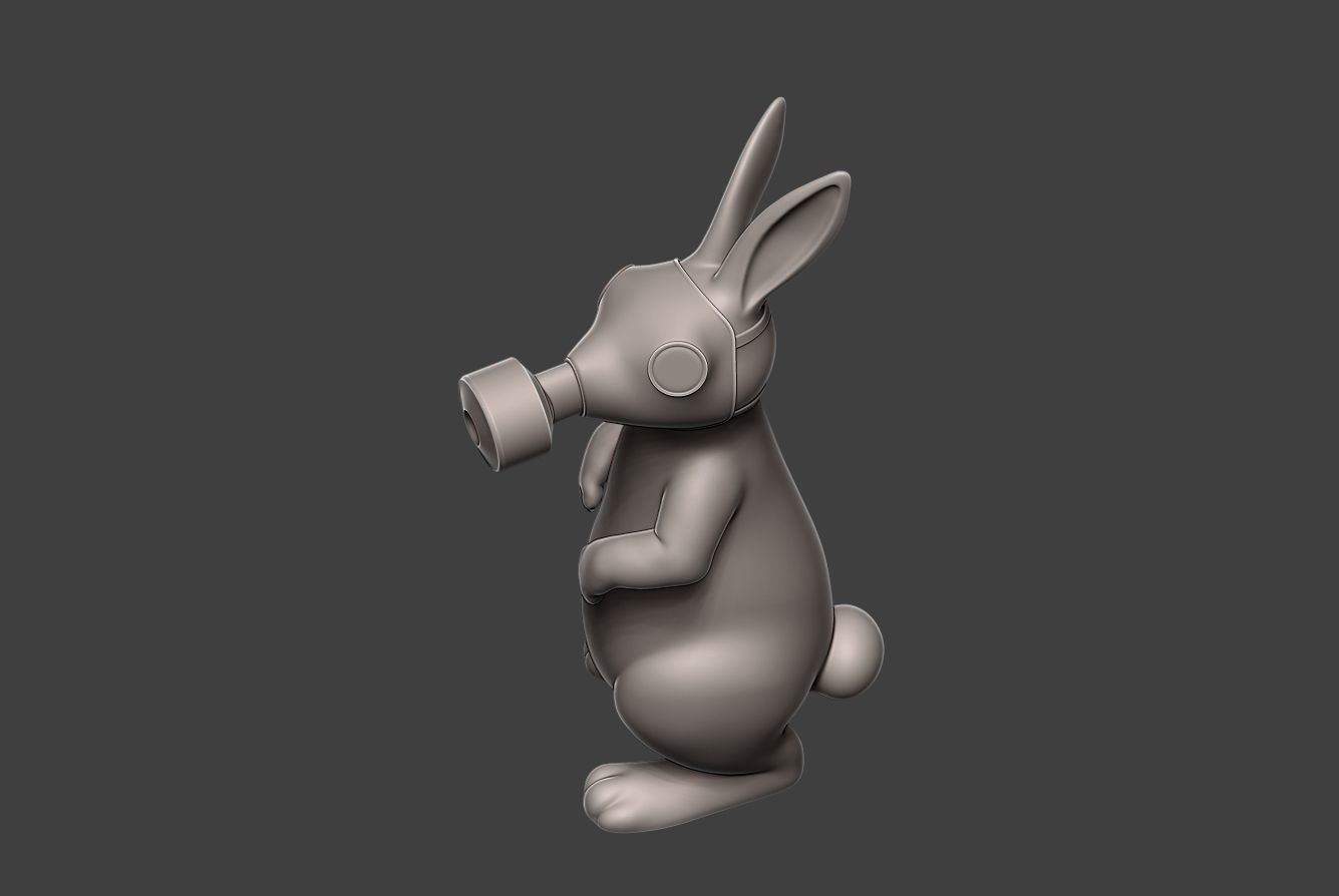 Hare 1 rabbit 3D model 3D printable | CGTrader