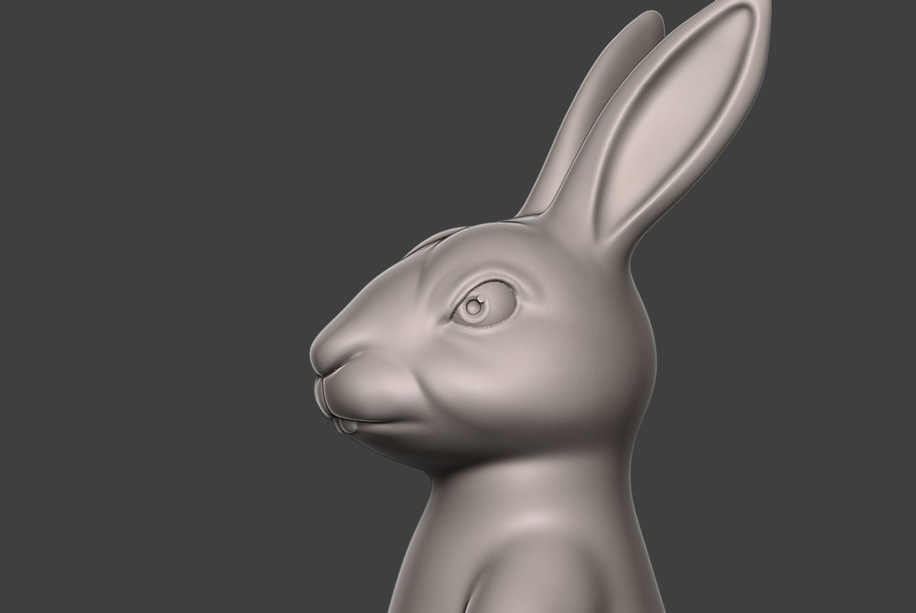 Hare Collection three rabbits 3D model 3D printable | CGTrader