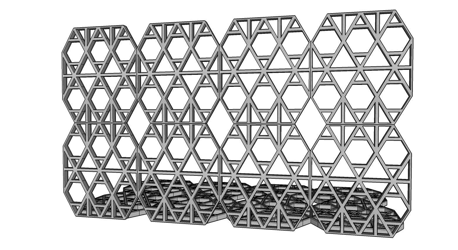 architectural shell 3D model animated | CGTrader