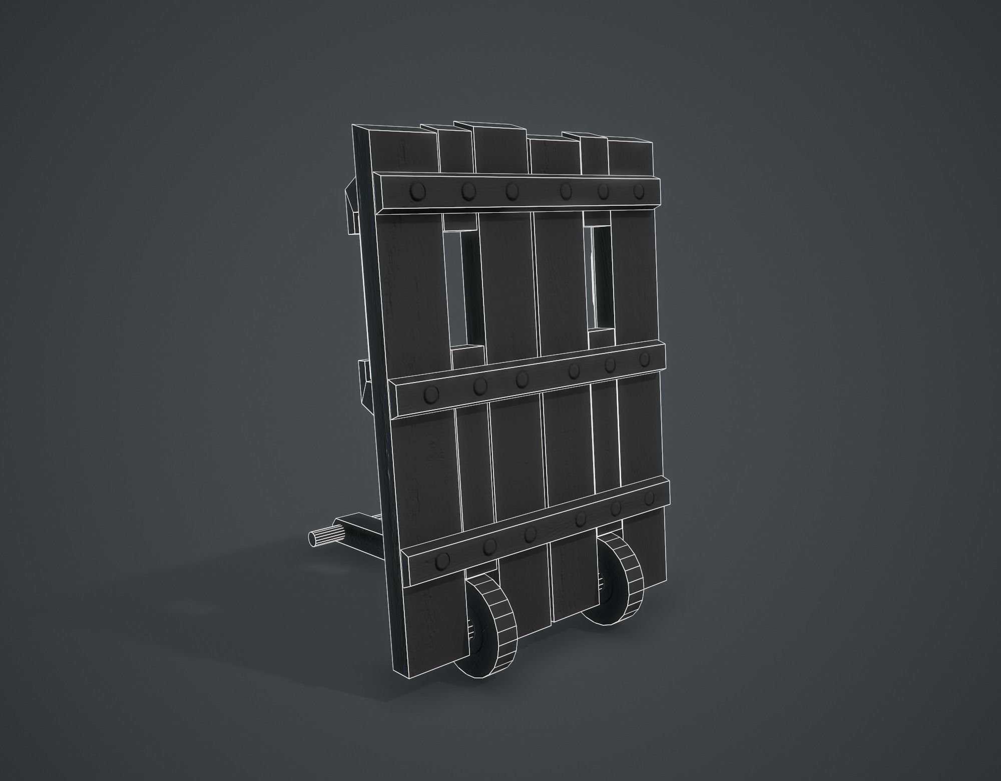 3D model Siege Shield VR / AR / low-poly | CGTrader