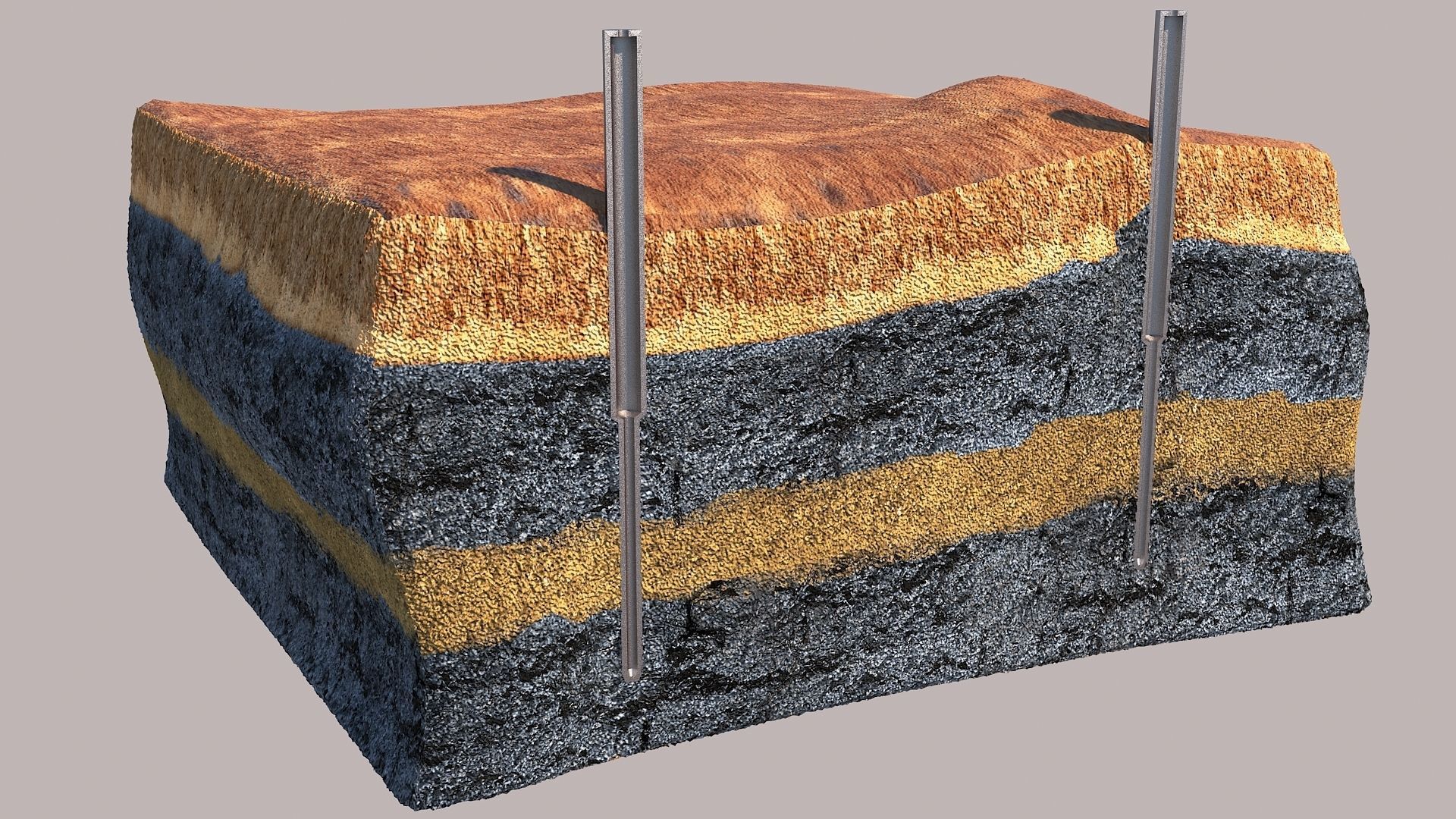 3D model oil layer VR / AR / low-poly | CGTrader